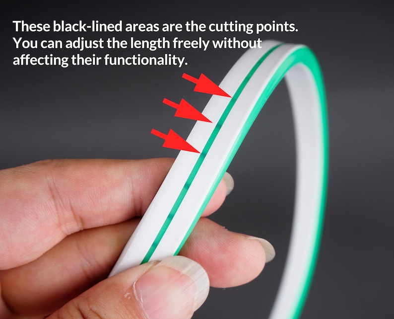 USB Neon Flex Light Strip 5V for DIY – Flexible Silicone Atmosphere ...