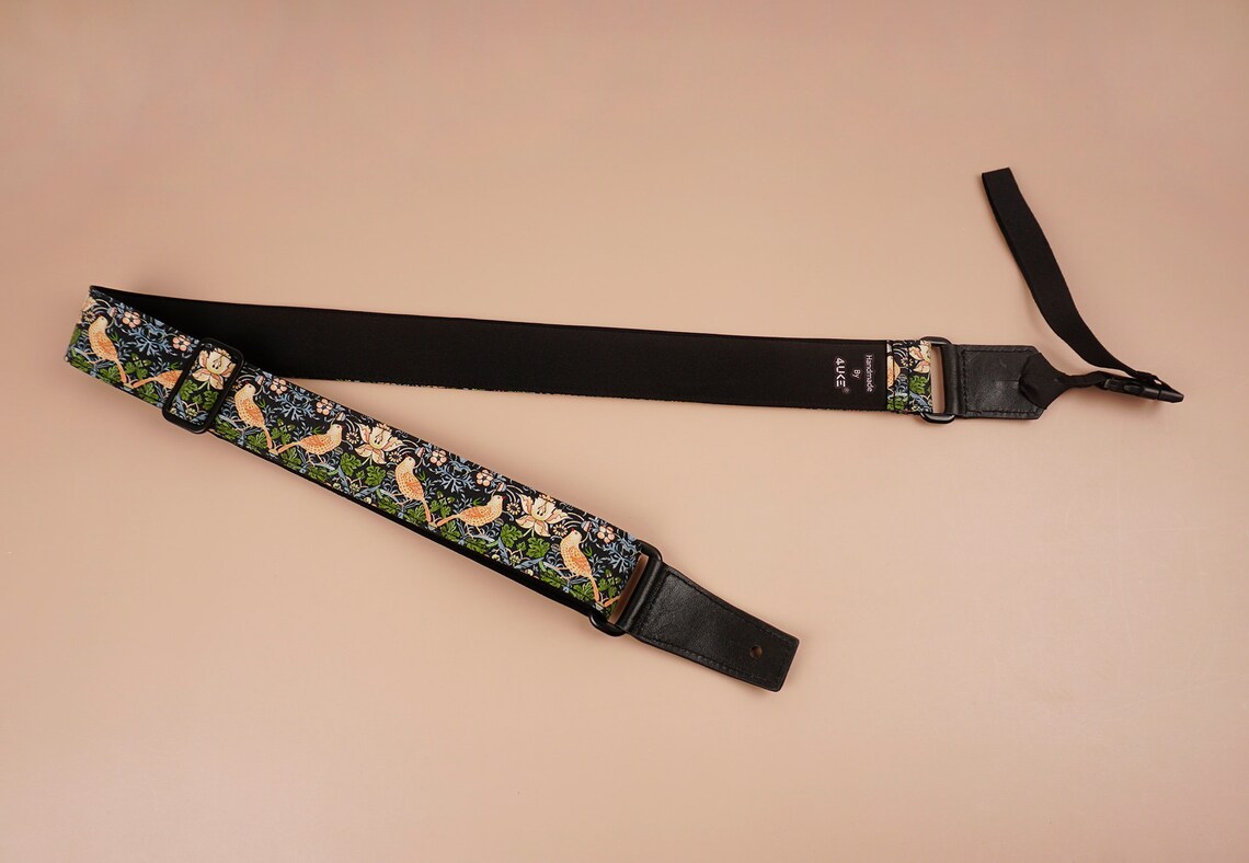 Personalized Vintage Ukulele Strap Bird Ukulele Strap Boho - Etsy