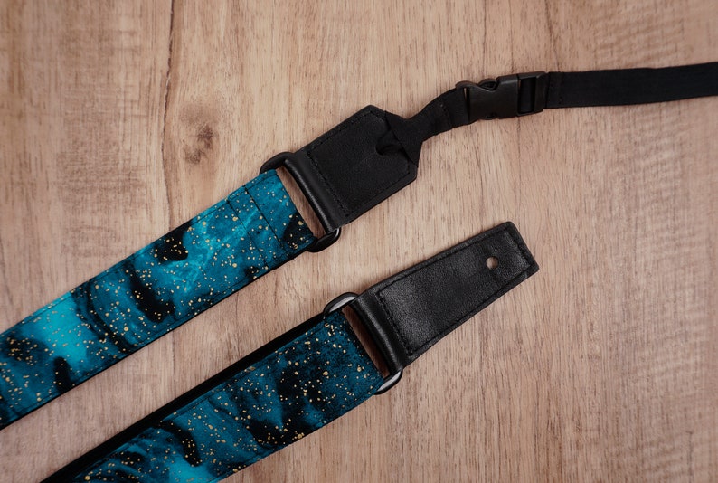 Personalized Universe Space Ukulele Strap With Leather Ends | Etsy