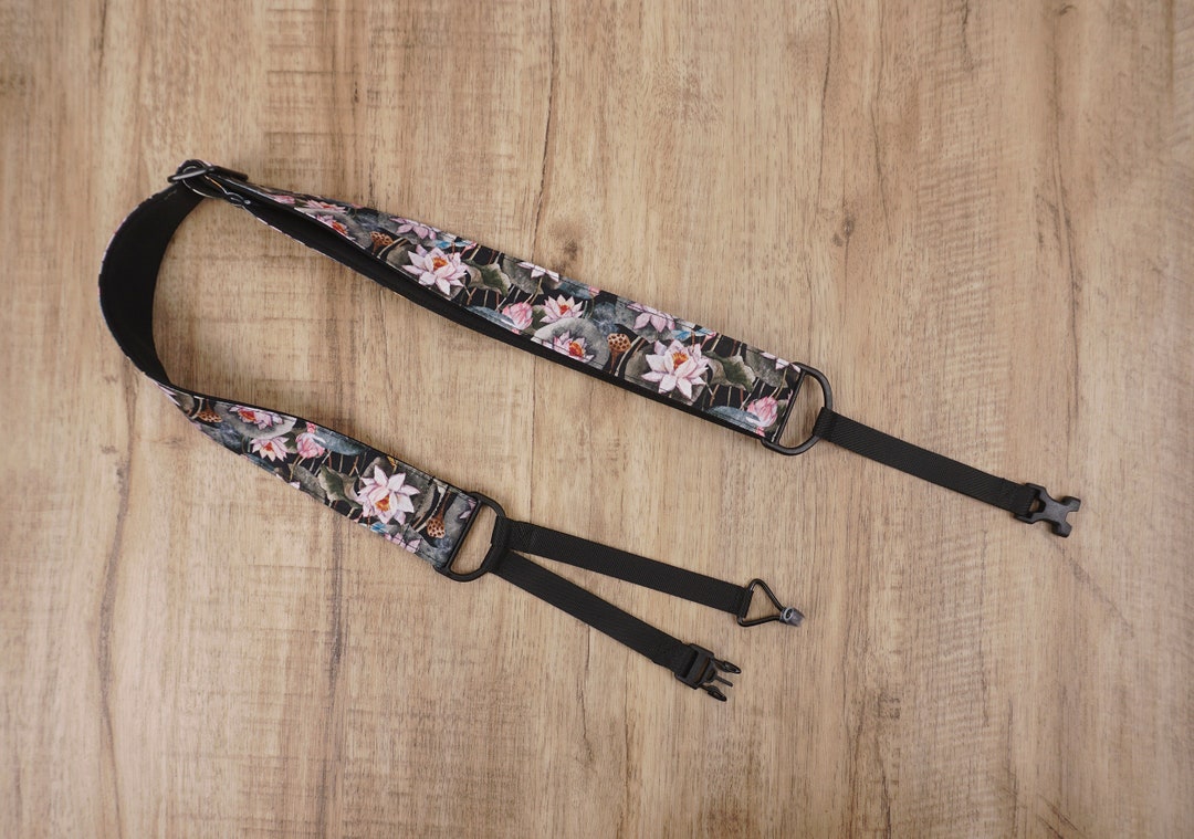 Lotus Flower Clip on Ukulele Hook Strap No Drill, No Button, Mothers ...