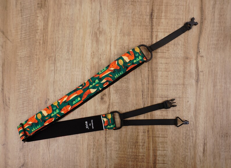 Red Fox Clip on Ukulele Hook Strap With No Drill No Button - Etsy