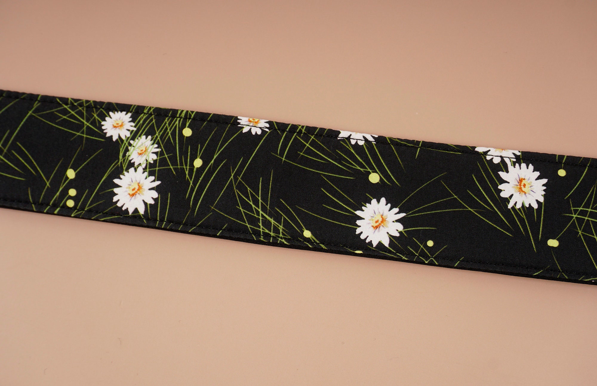 Personalized Daisy Ukulele Strap With Leather Ends Floral - Etsy