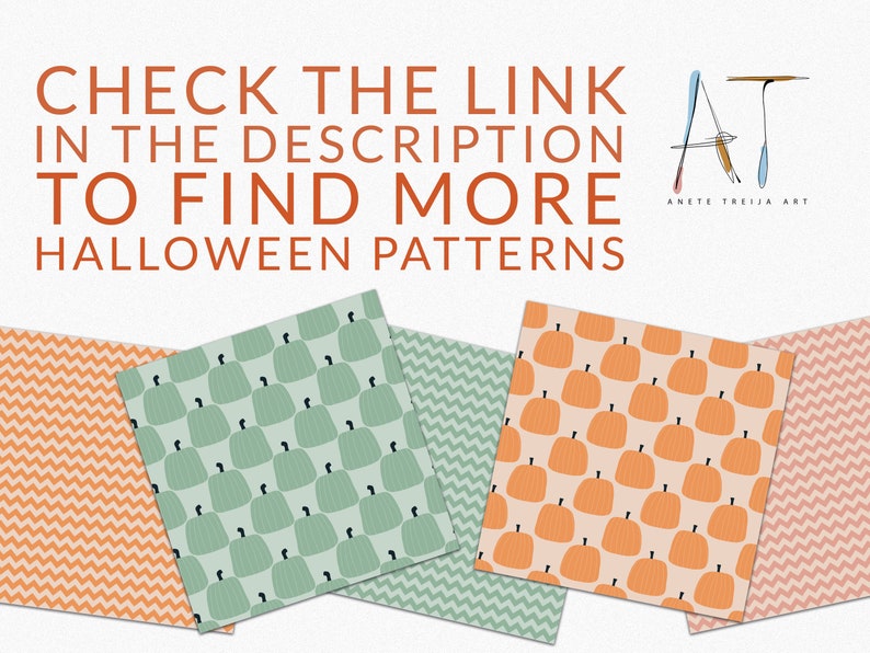 Pink Halloween Digital Paper - Cute Halloween Digital Pattern ...