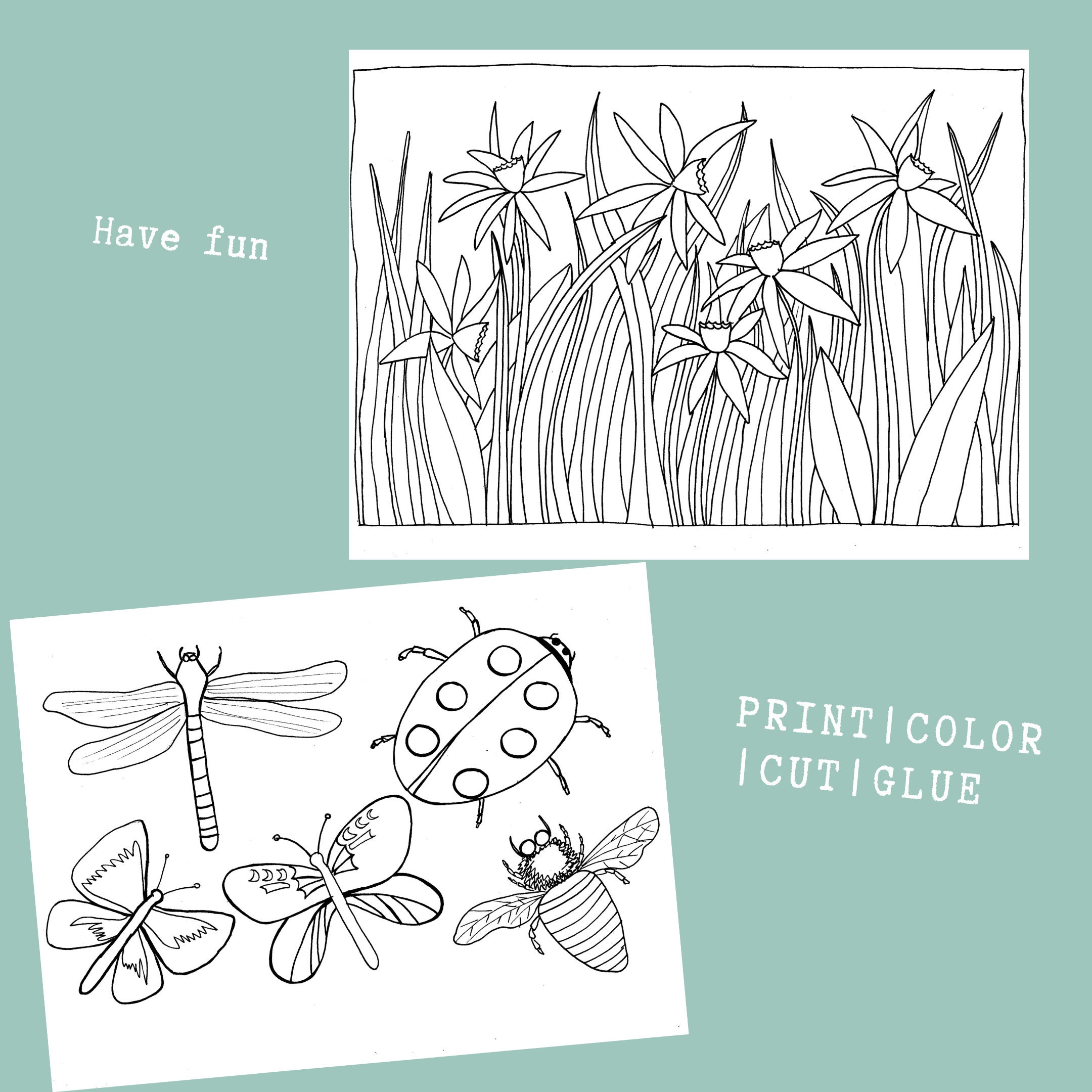 Meadow Worksheets, Coloring Sheets, Coloring Pages, Printable Worksheet ...