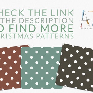 Cozy Wood 3 Digital Paper - Christmas Trees Pattern - Seamless Winter ...