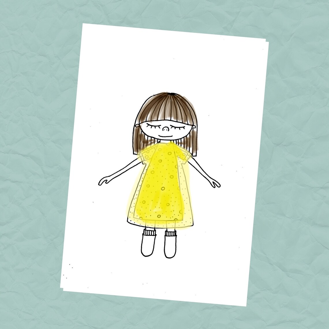 Annika, Hand Drawn, Printable Coloring Pages, Coloring Pages for Kids ...