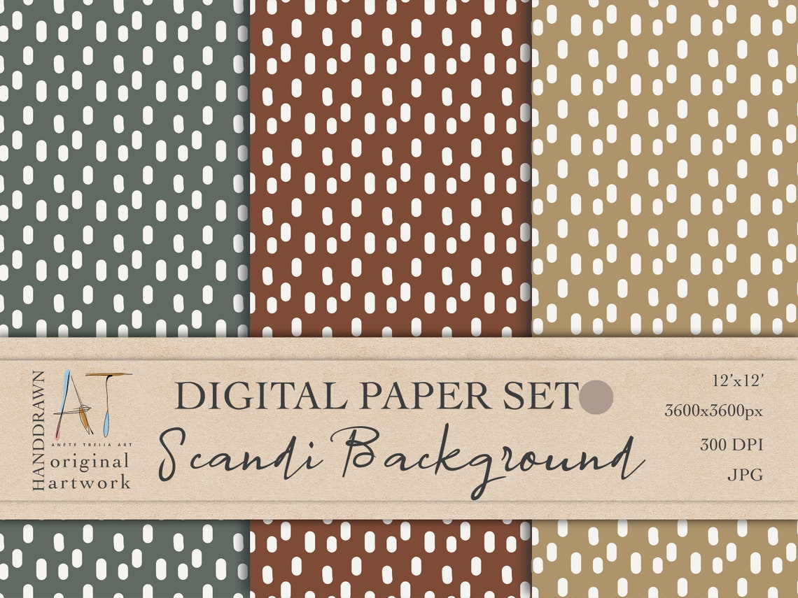 Scandi Snowy Background Nordic Minimalist Digital Paper Pack - Etsy