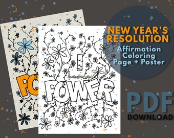 New Young Women Theme PRINTABLE Coloring Page / Updated YW - Etsy