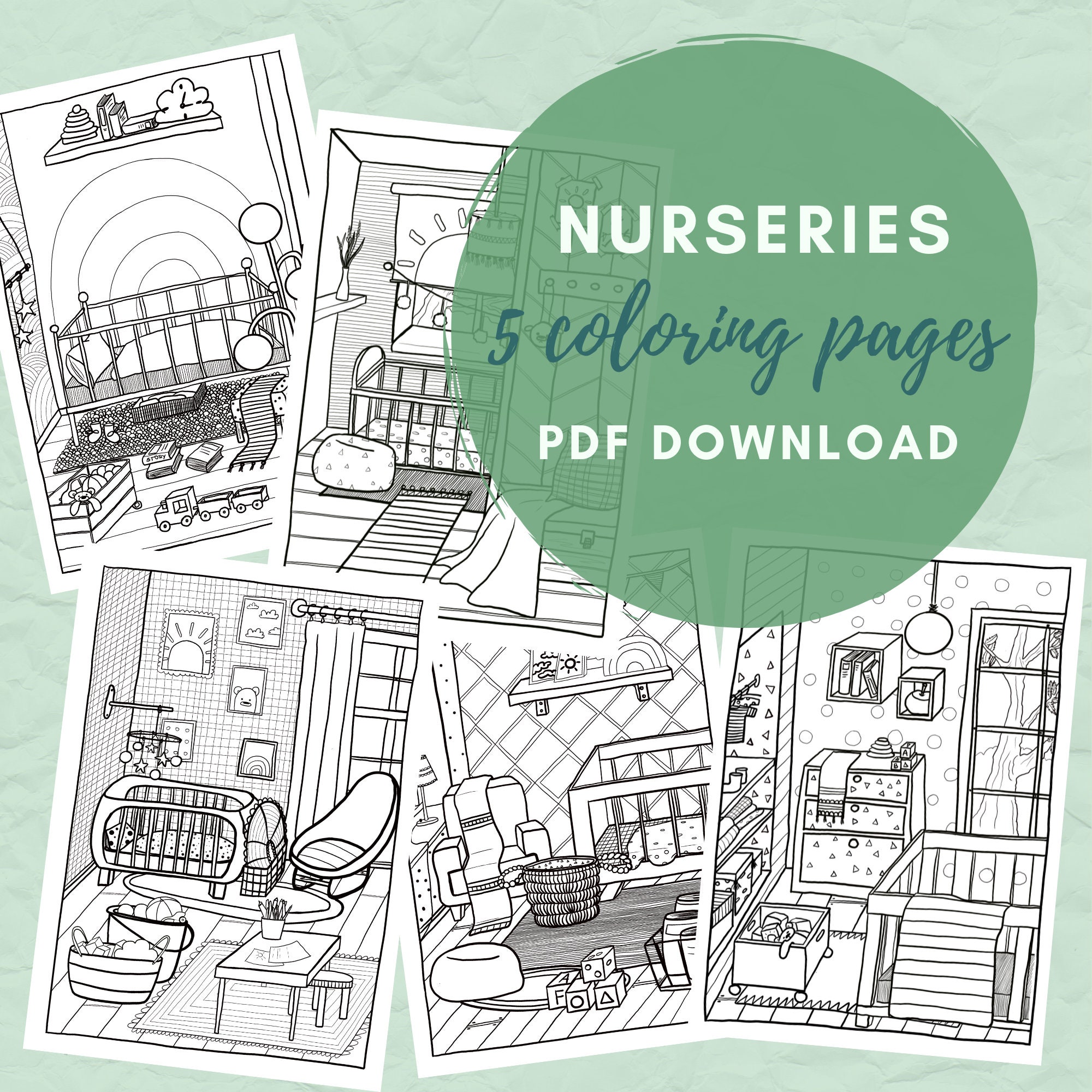 Messy Bedroom Coloring Pages