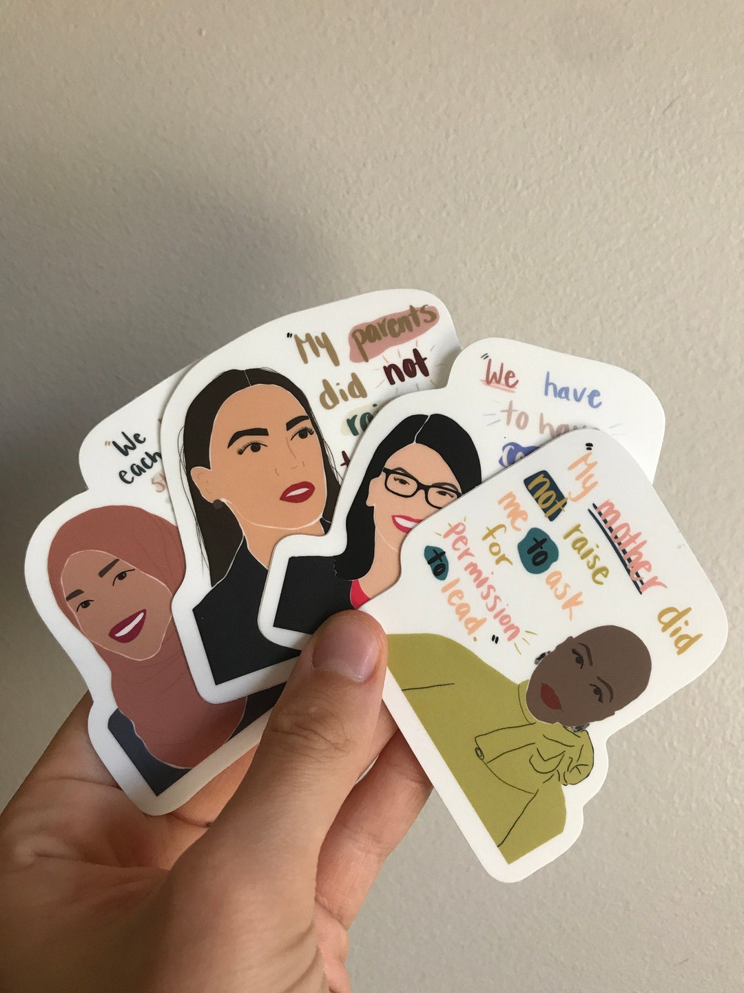 AOC Squad Stickers - Etsy