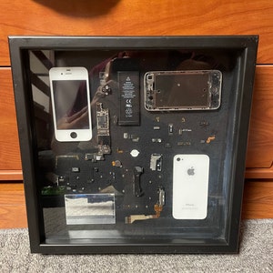 Handmade iPhone Shadow Box - Etsy