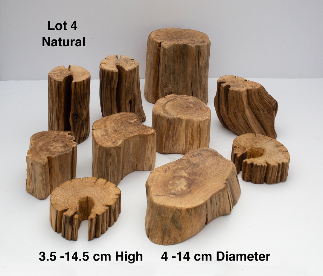Oak Riser Sets Plinths Bases Stands Display Stumps Riser Blocks Shop ...
