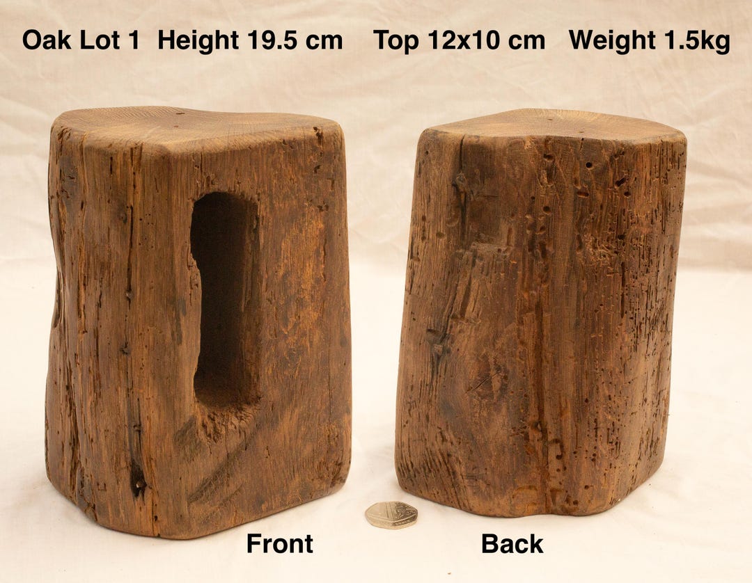 Antique Oak Bases - Oak Beam - Plinths - Stand - Display Stump - Riser ...
