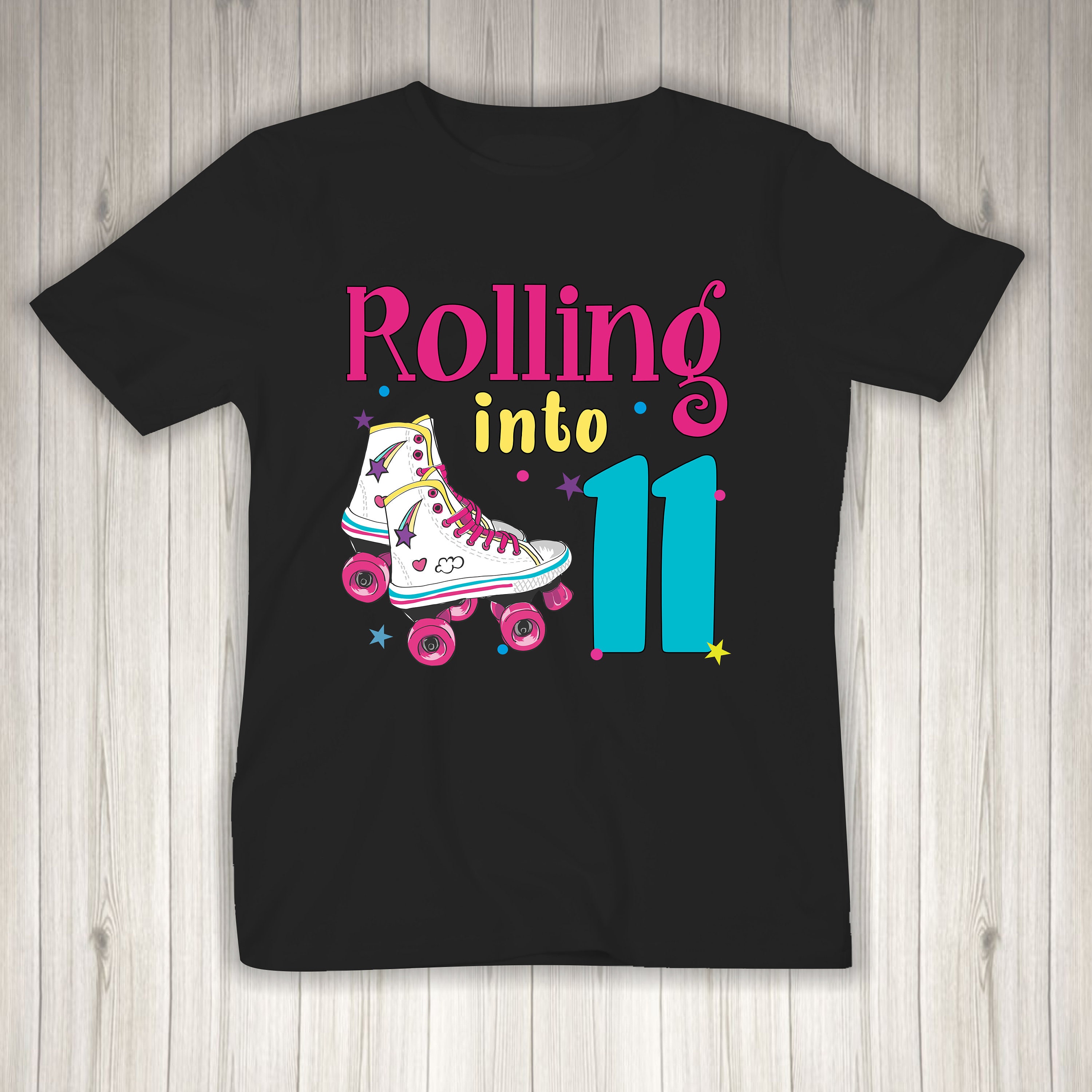 Rolling Into 11, PNG Printable File, Rolling Skate Printable, Roller ...