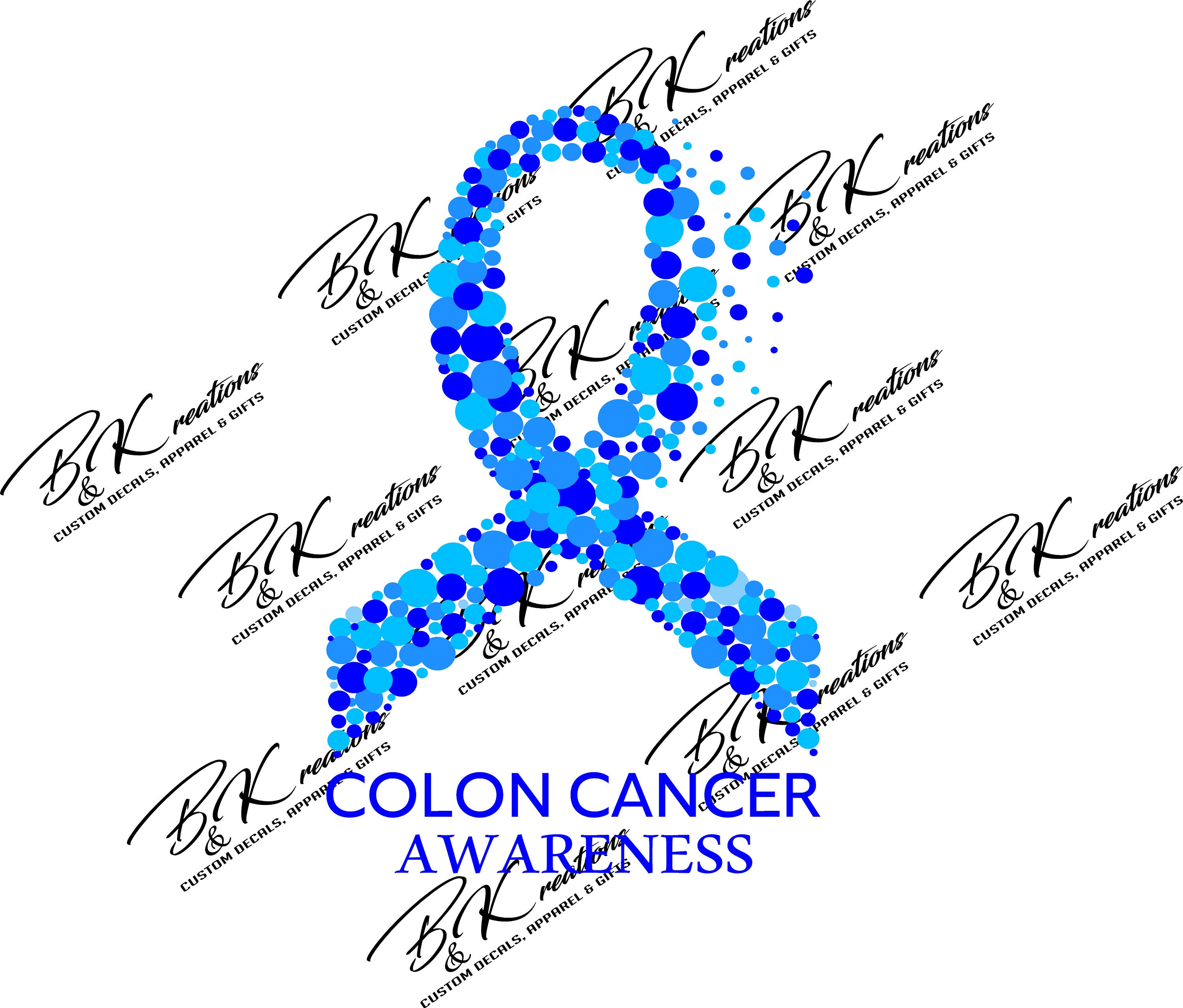 Colon Cancer Awareness Ribbon - Etsy