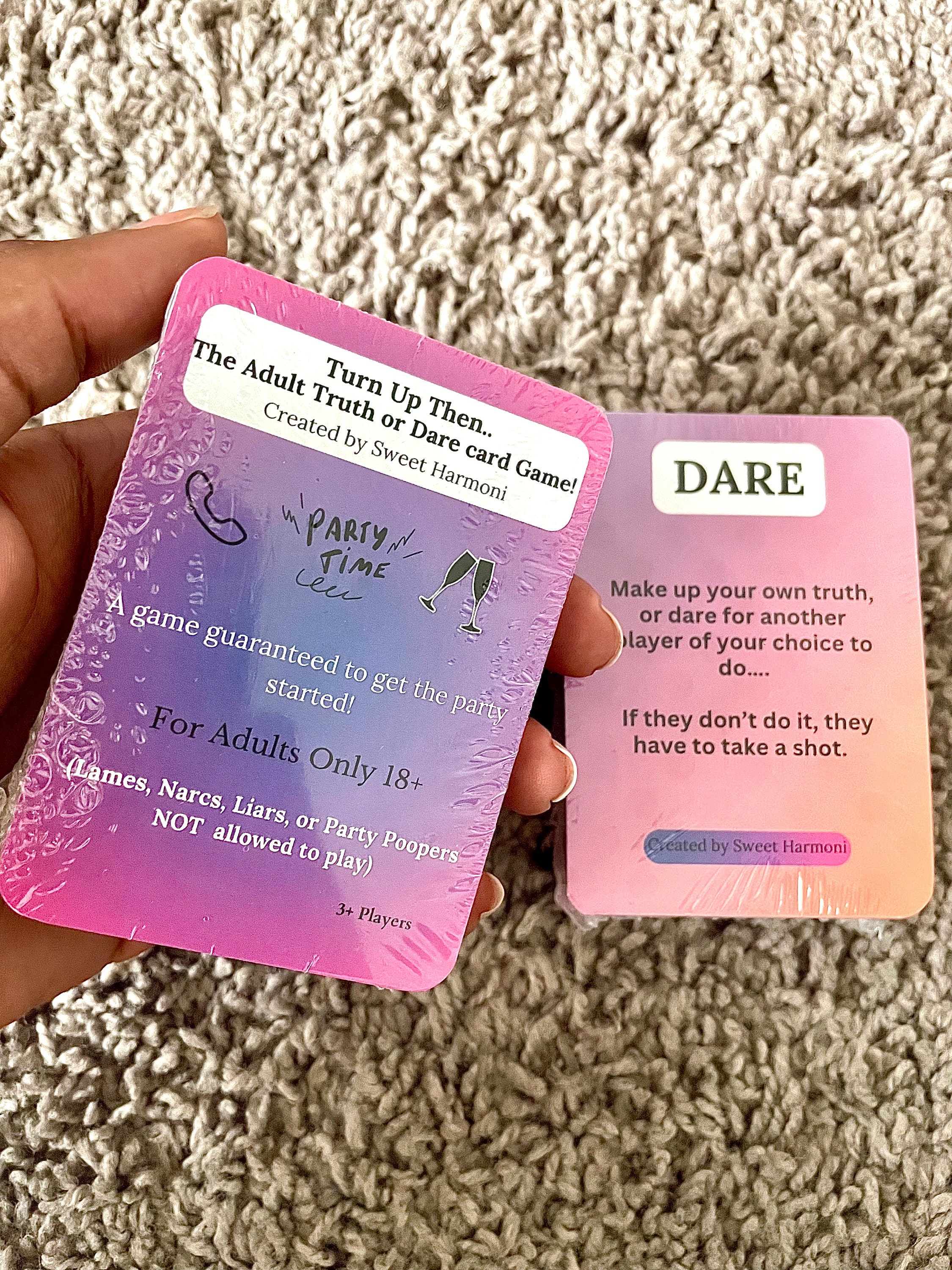 Turn up Then..the Adult Truth or Dare Card Game - Etsy