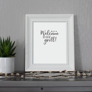 Grill Rules Sign Printable Parking Sign Airbnb Sign Airbnb - Etsy