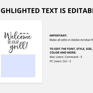 Grill Rules Sign, Printable Parking Sign, Airbnb Sign, Airbnb Host Sign ...