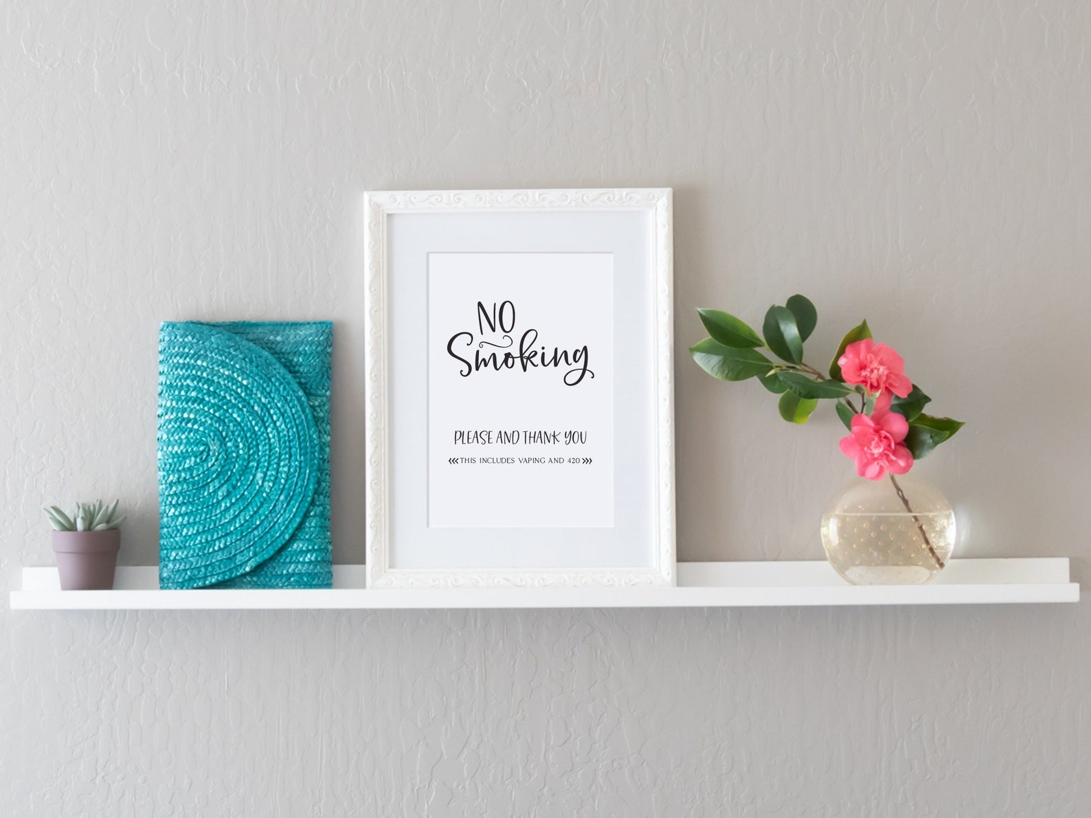 No Smoking Sign, Printable Sign, Airbnb Sign, No Vaping Sign, Airbnb ...