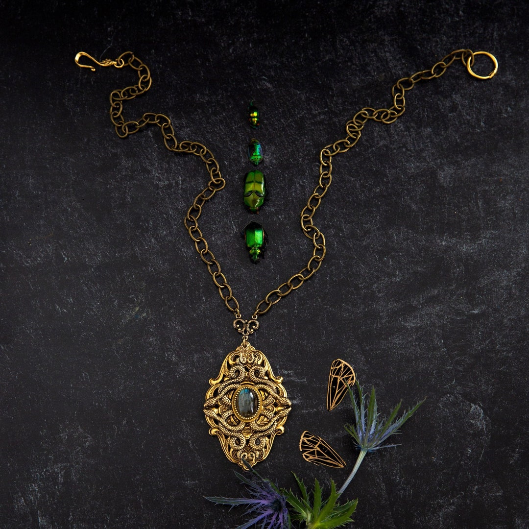 Jörmungandr Midgard Serpent Amulet - Etsy