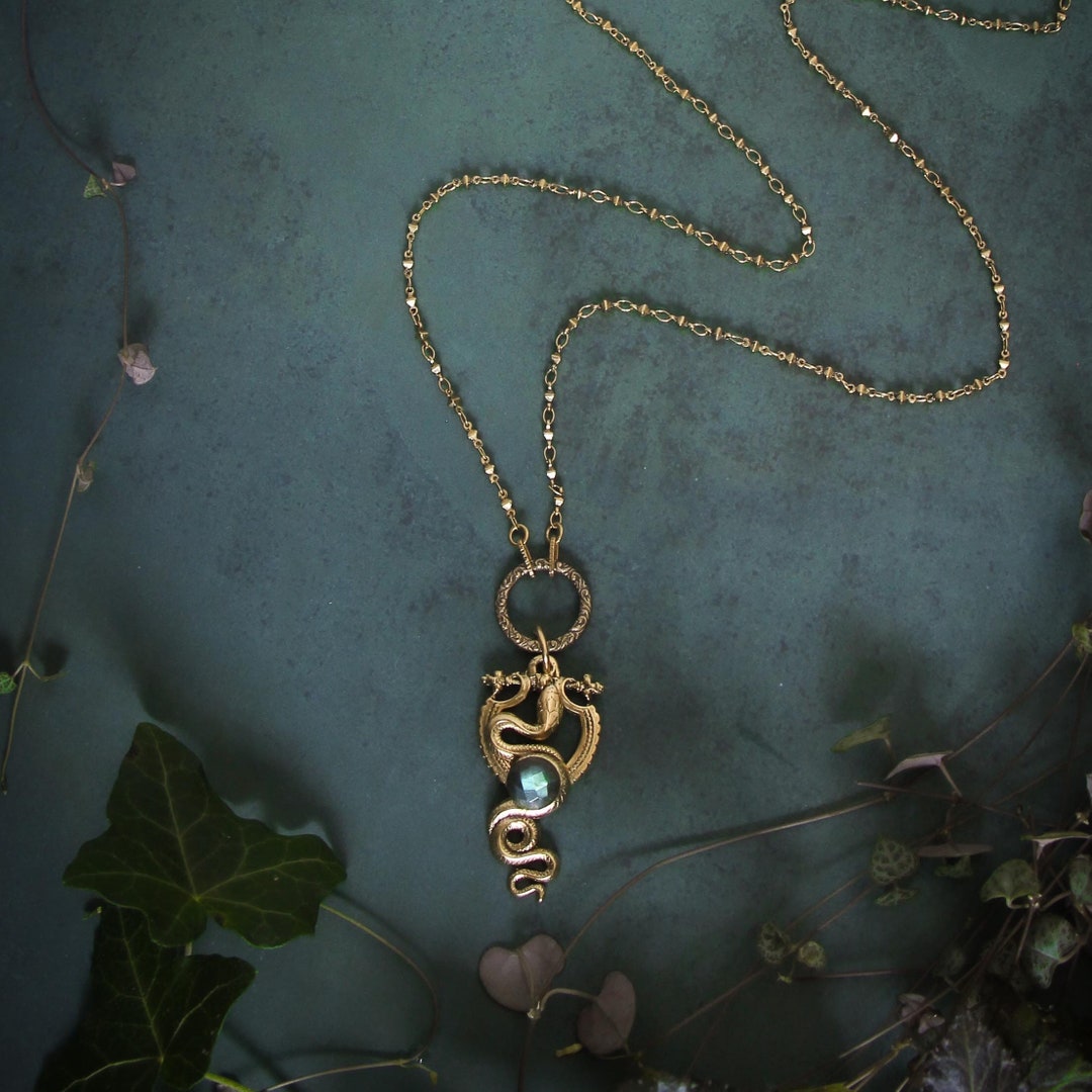 Serpent Codes Crystal Amulet - Etsy