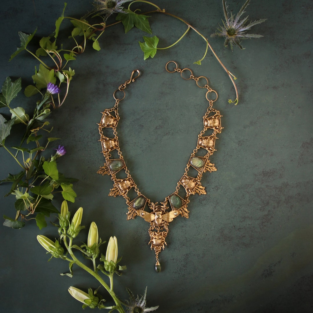 Cicada Queen Collar - Etsy