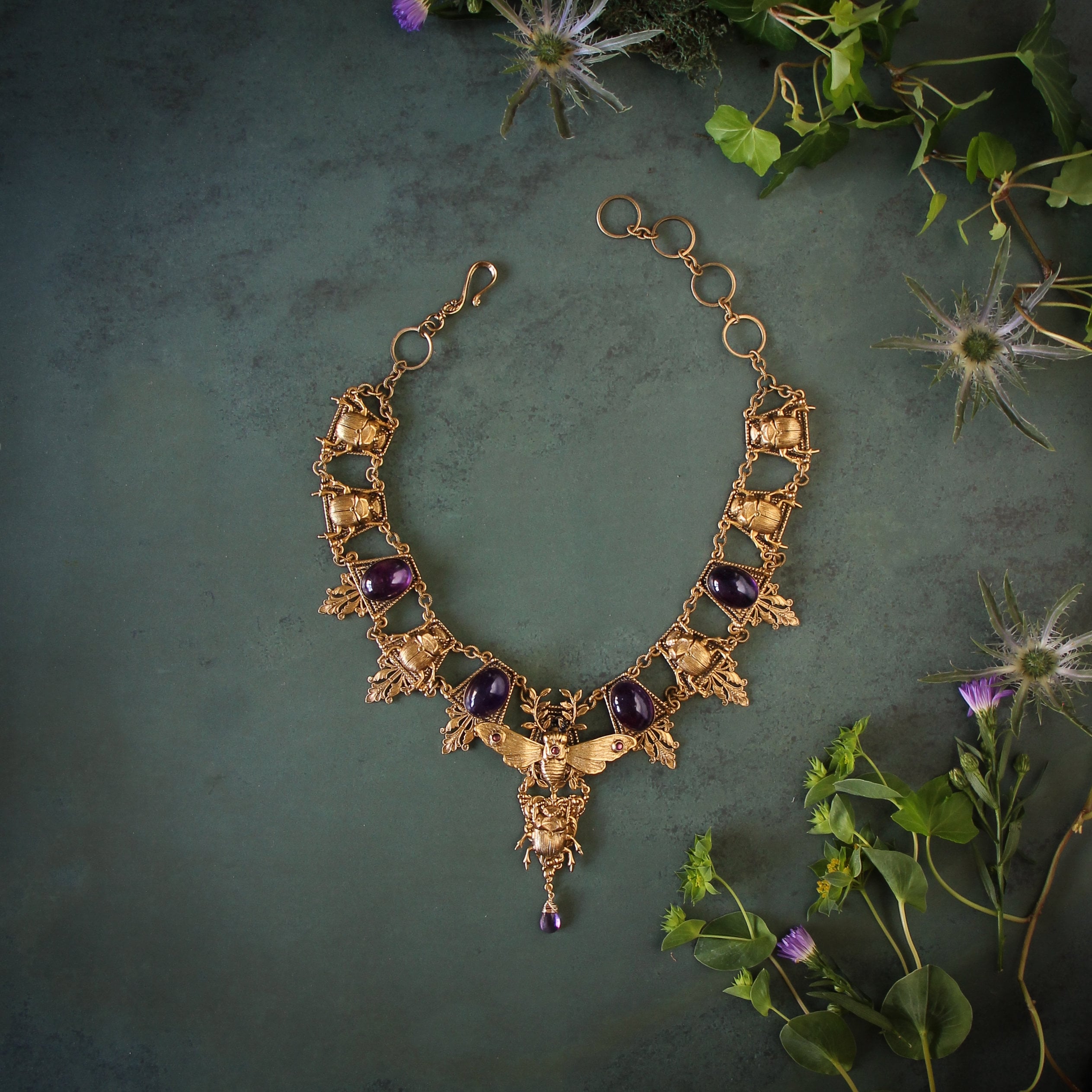 Cicada Queen Collar - Etsy