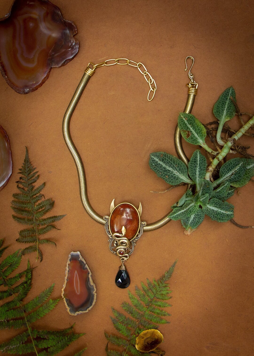 Temple of Persephone Horned Collar - Etsy