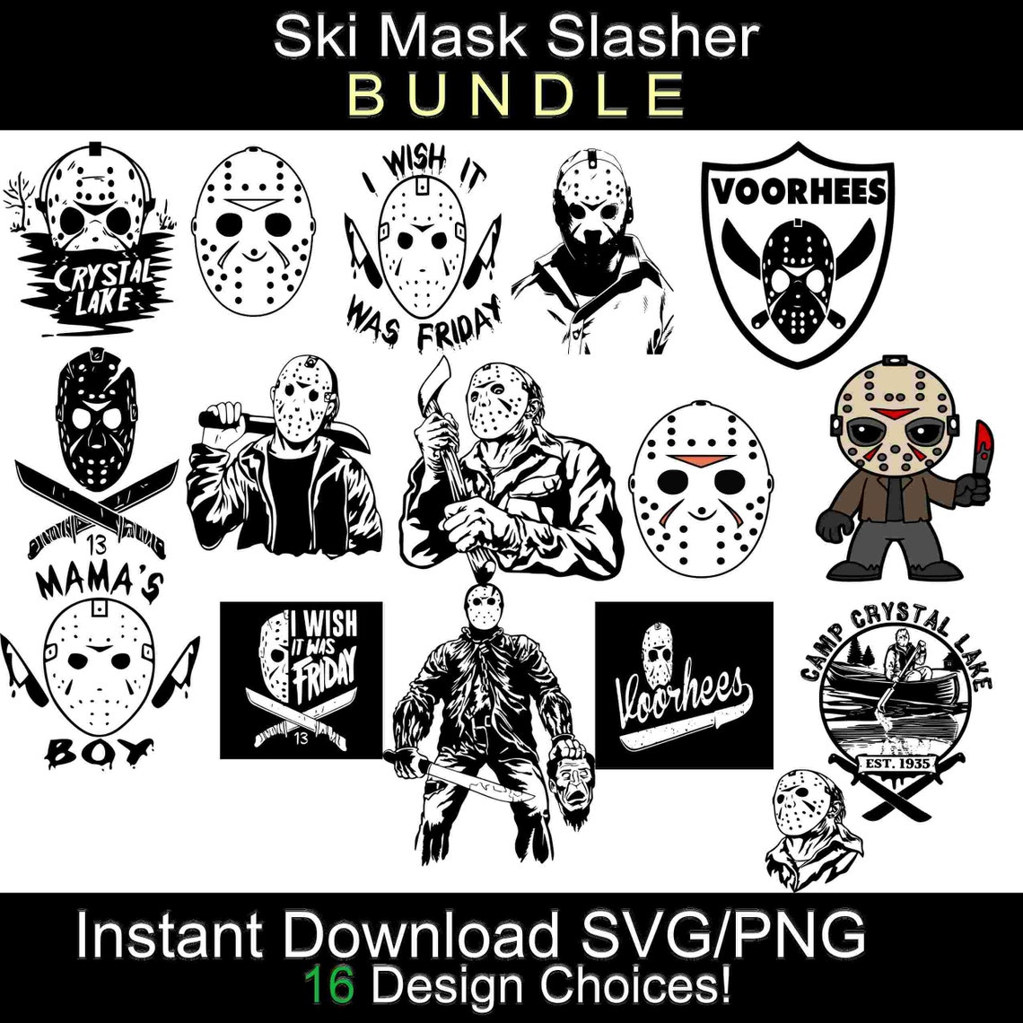 Jason SVG Bundle - Etsy