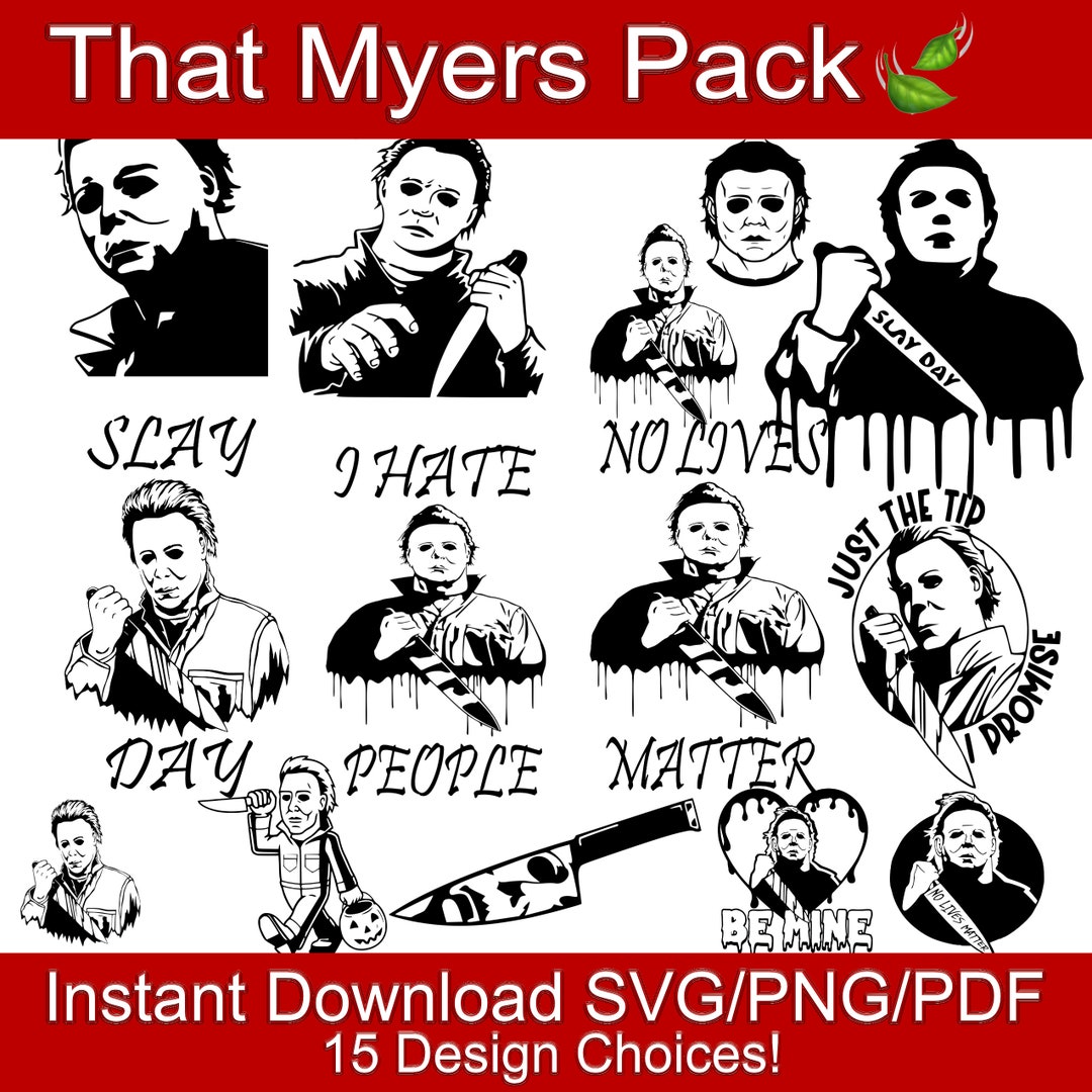 Michael Myers Svg Pack - Etsy