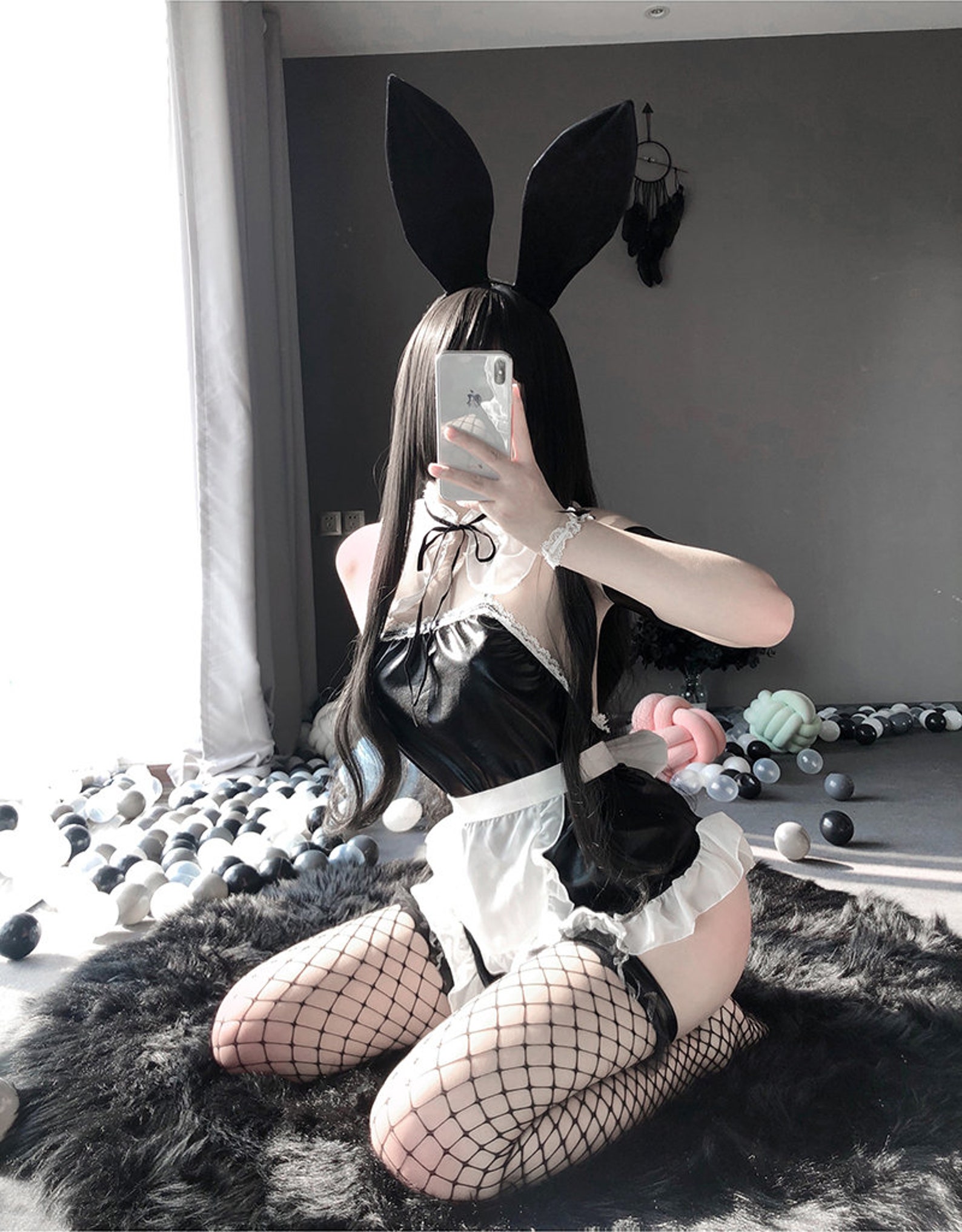 Bunny Girl Sexy Anime Cosplay Costume Maid Lingerie Rabbit Etsy