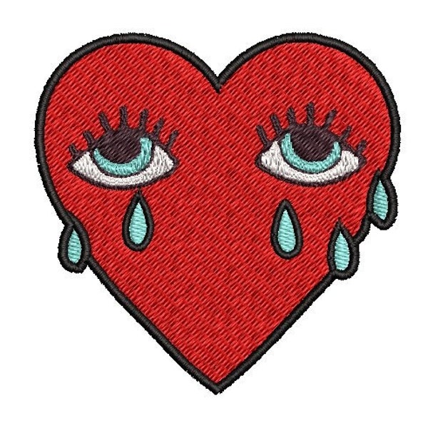 Crying Heart - Etsy