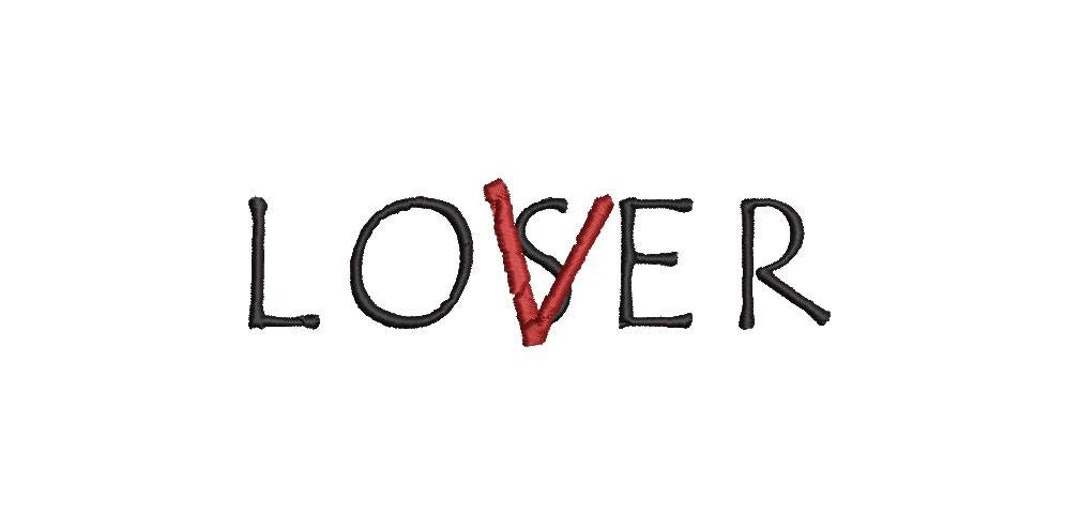 Loser/lover Embroidery Design / Digital Embroidery Machine - Etsy