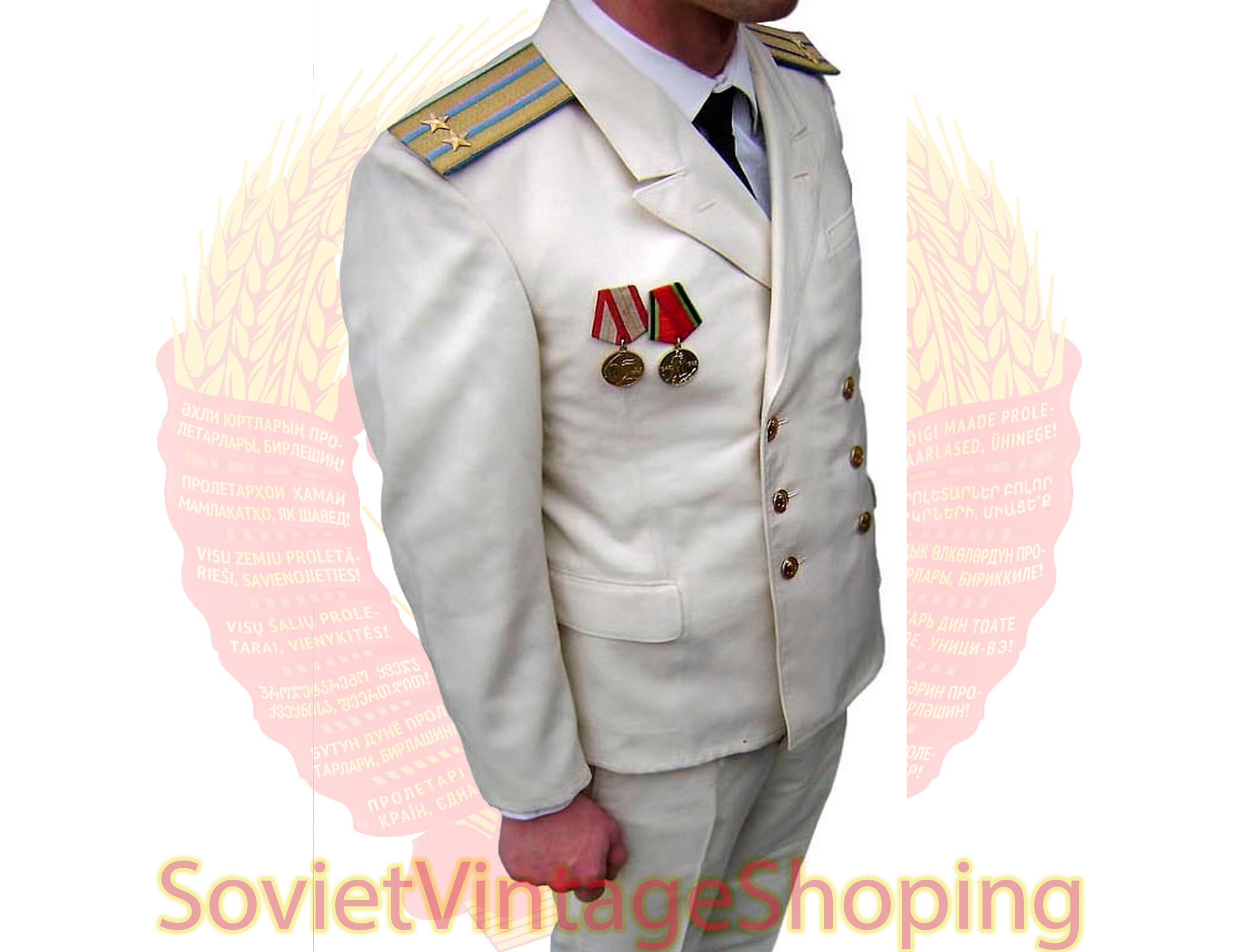Soviet Naval AVIATION Parade Uniform Russian Navy Fleet White | Etsy