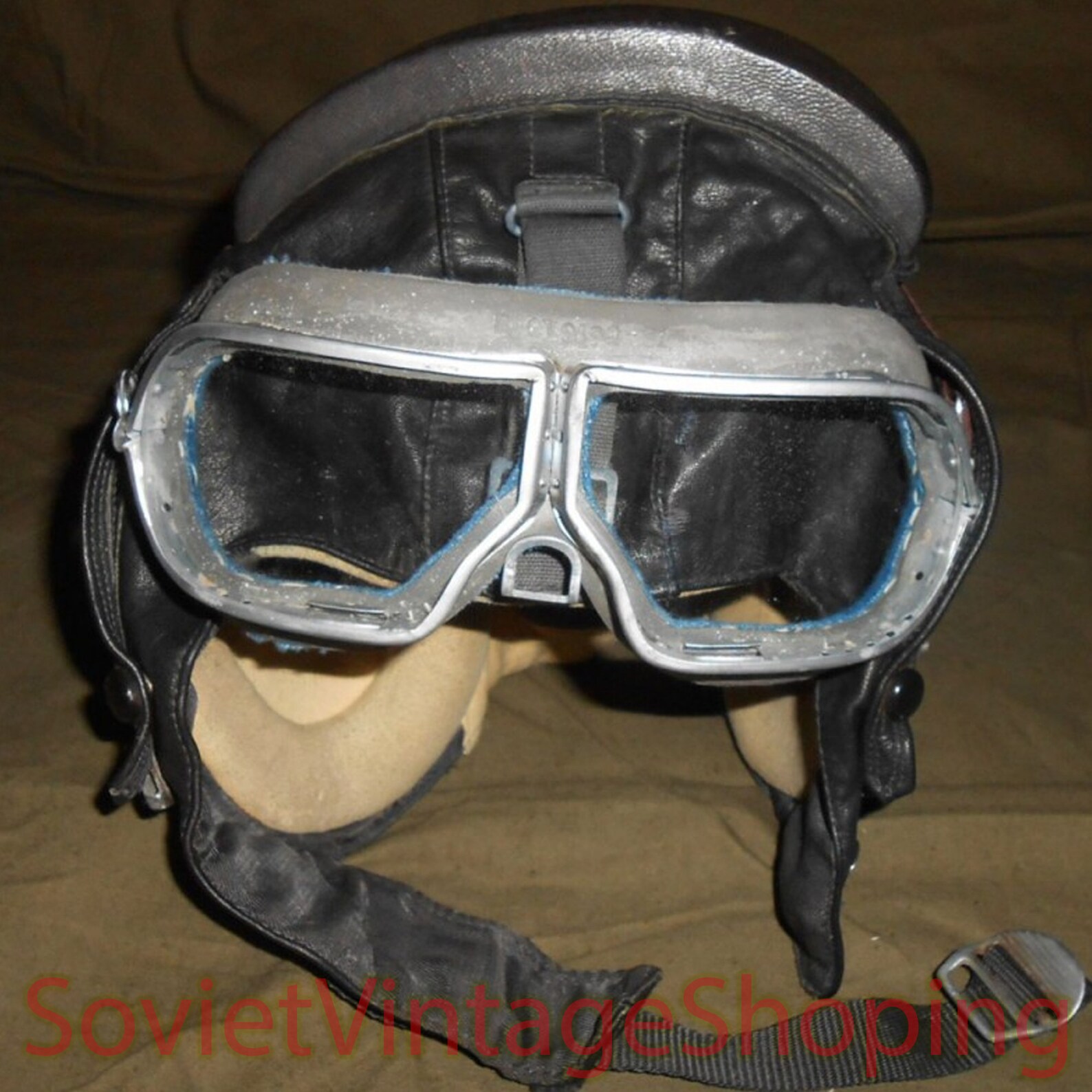 Russian Air Force Pilot Goggles soviet army goggles Airborne | Etsy