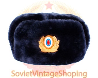 Blue Ushanka - Etsy