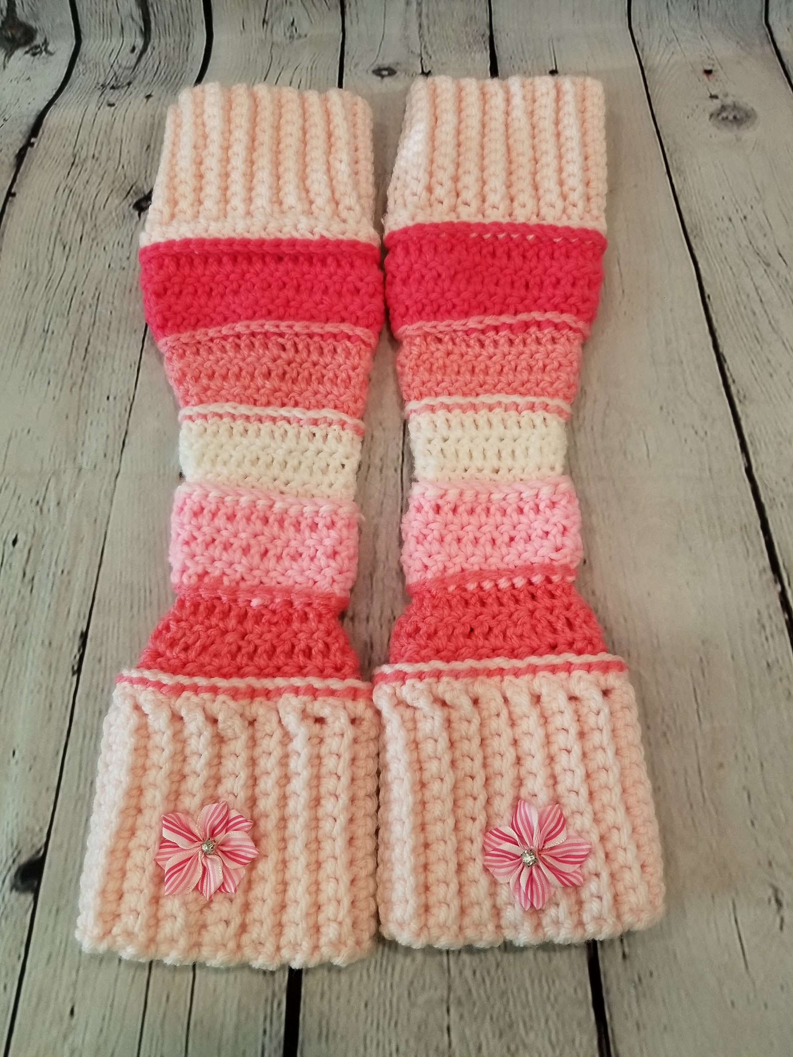 Pretty in Pink Arm Warmers | Etsy