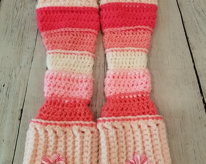 Pretty in Pink Arm Warmers - Etsy