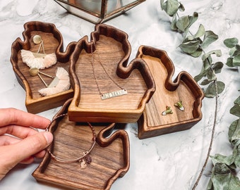 Michigan State Tray - Etsy