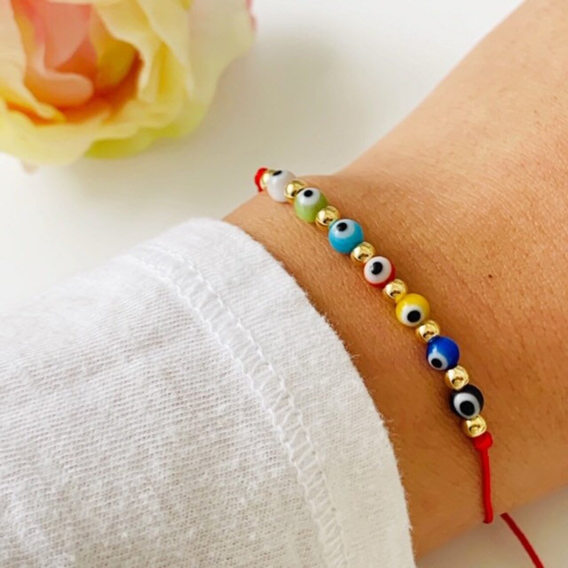 Red String Evil Eye Bracelet Evil Eye Jewelry Protection | Etsy