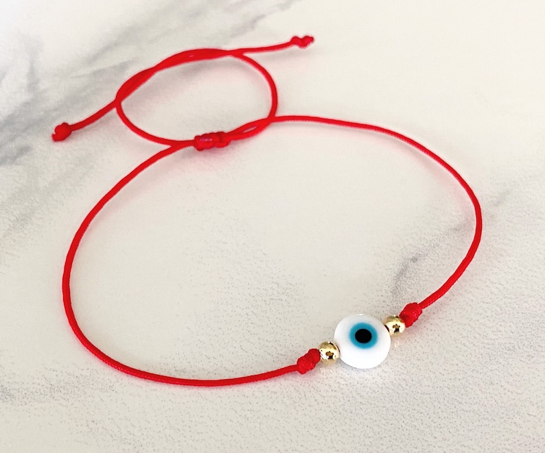 Red String Evil Eye Bracelet Evil Eye Charm Evil Eye - Etsy