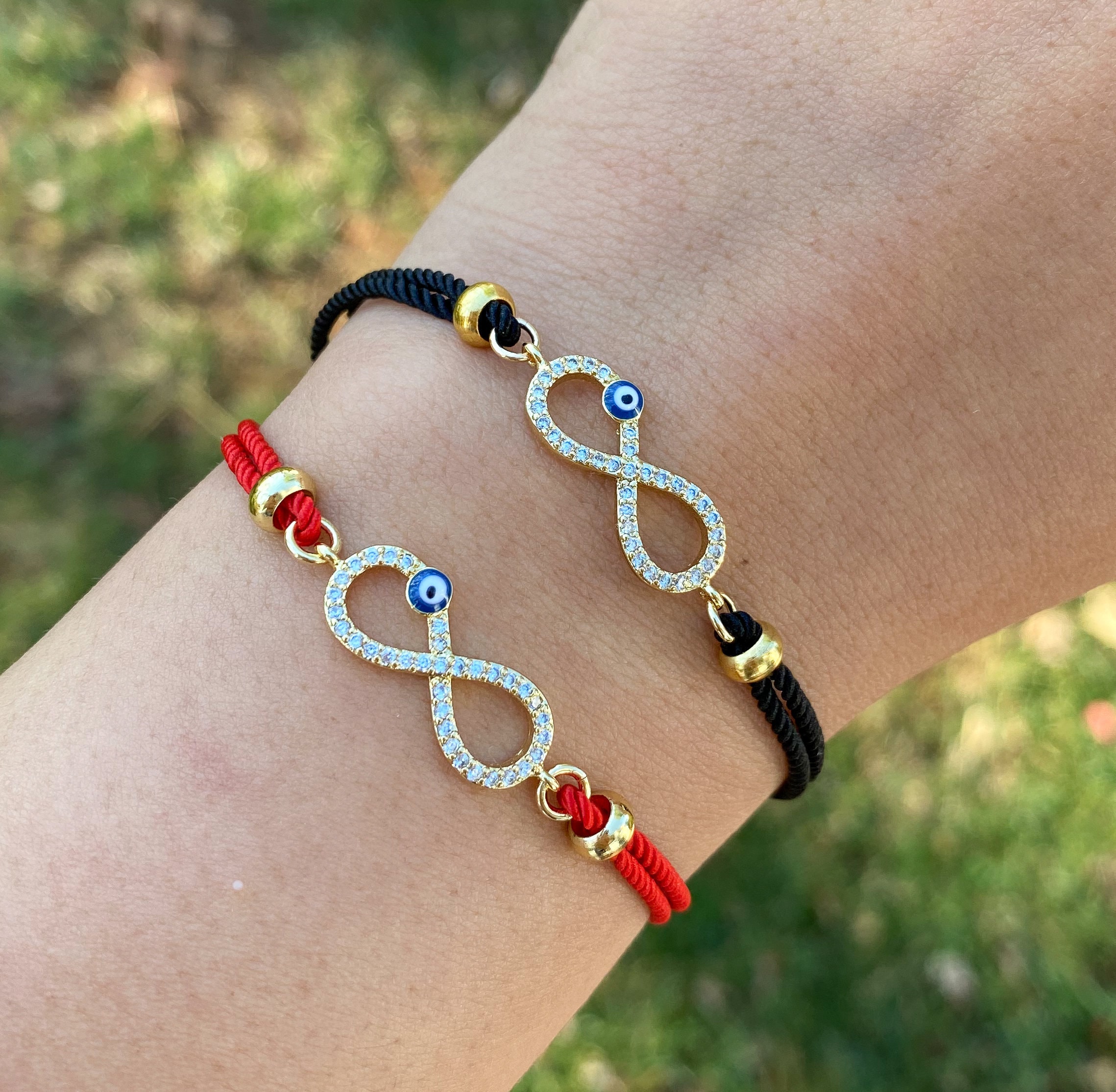 Infinity Evil Eye Bracelet Evil Eye Jewelry Evil Eye Charm | Etsy