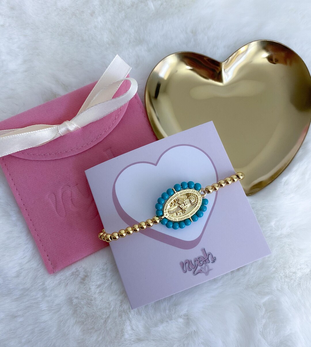 Miraculous Medal Bracelet, Catholic Jewelry, Religious Jewelry, Virgin ...