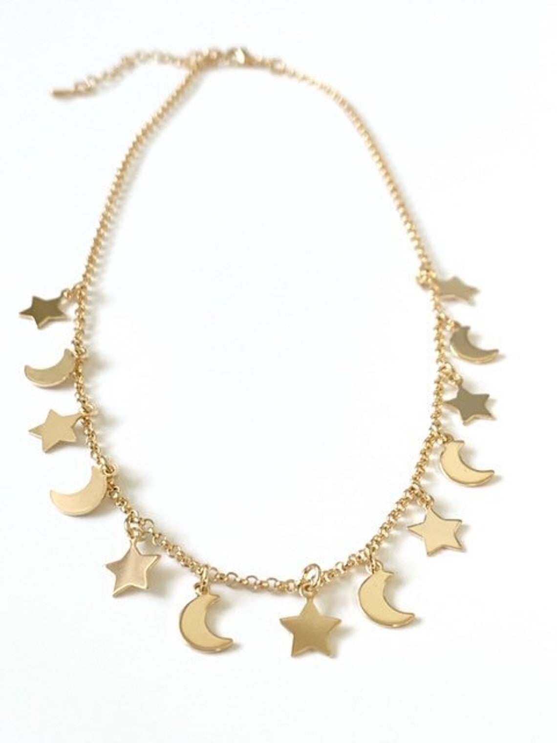 18k Gold Filled Celestial Necklace Celestial Jewelry Star - Etsy