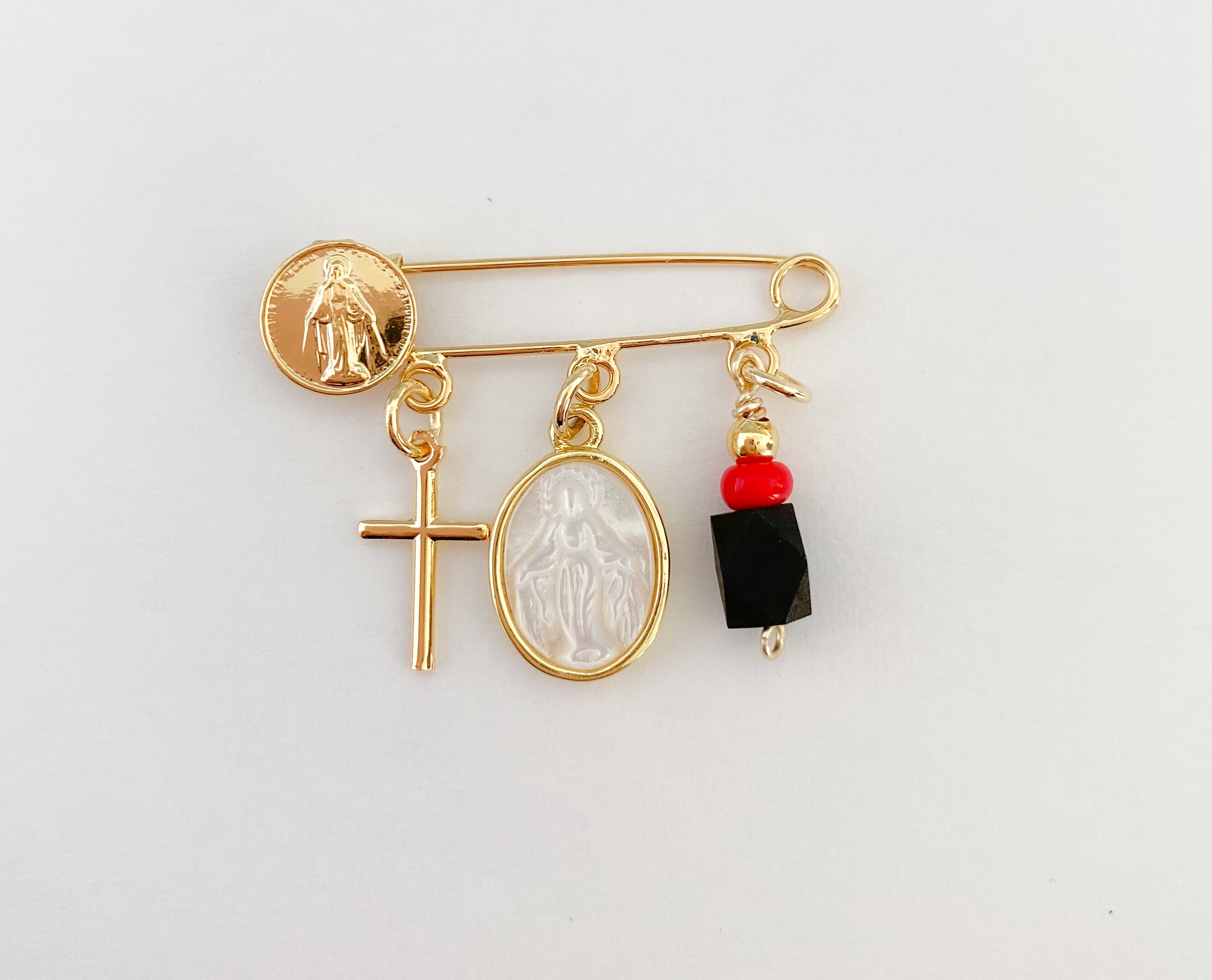 Baby Brooch Pin Baby Pin Baby Shower Gift Virgin Mary Baby | Etsy