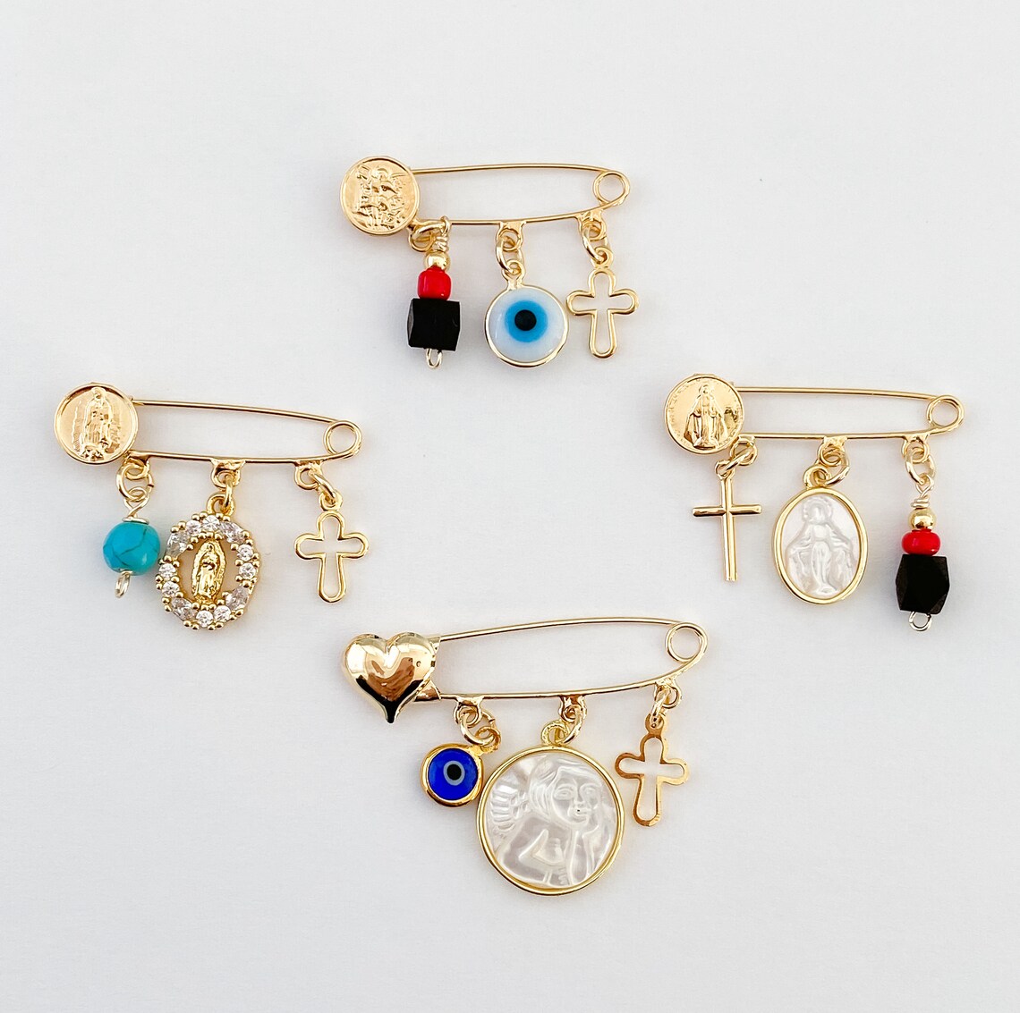 Baby Brooch Pin Baby Pin Baby Shower Gift Virgin Mary Baby - Etsy