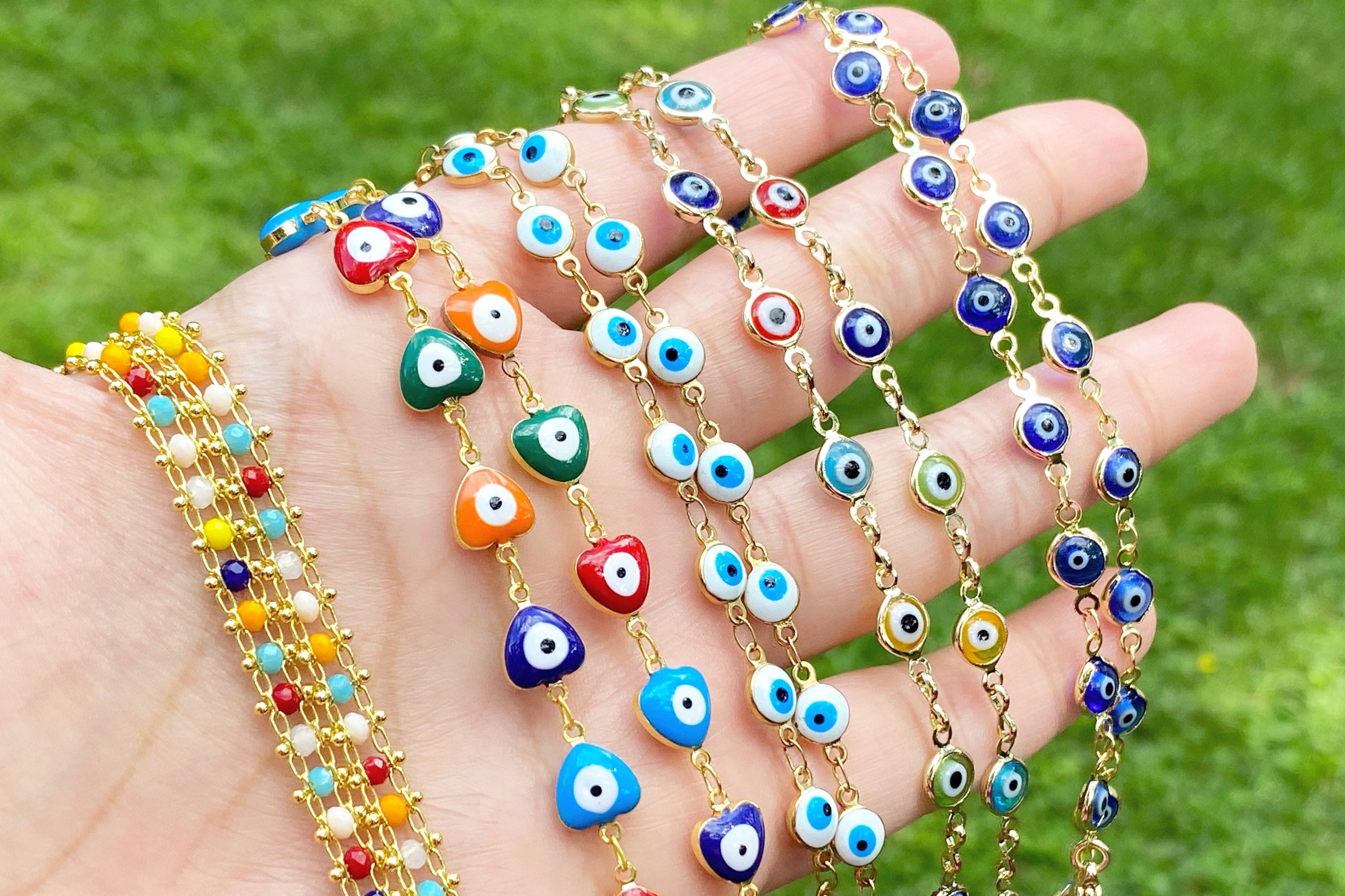 Evil eye mask holder evil eye face mask chain evil eye face | Etsy