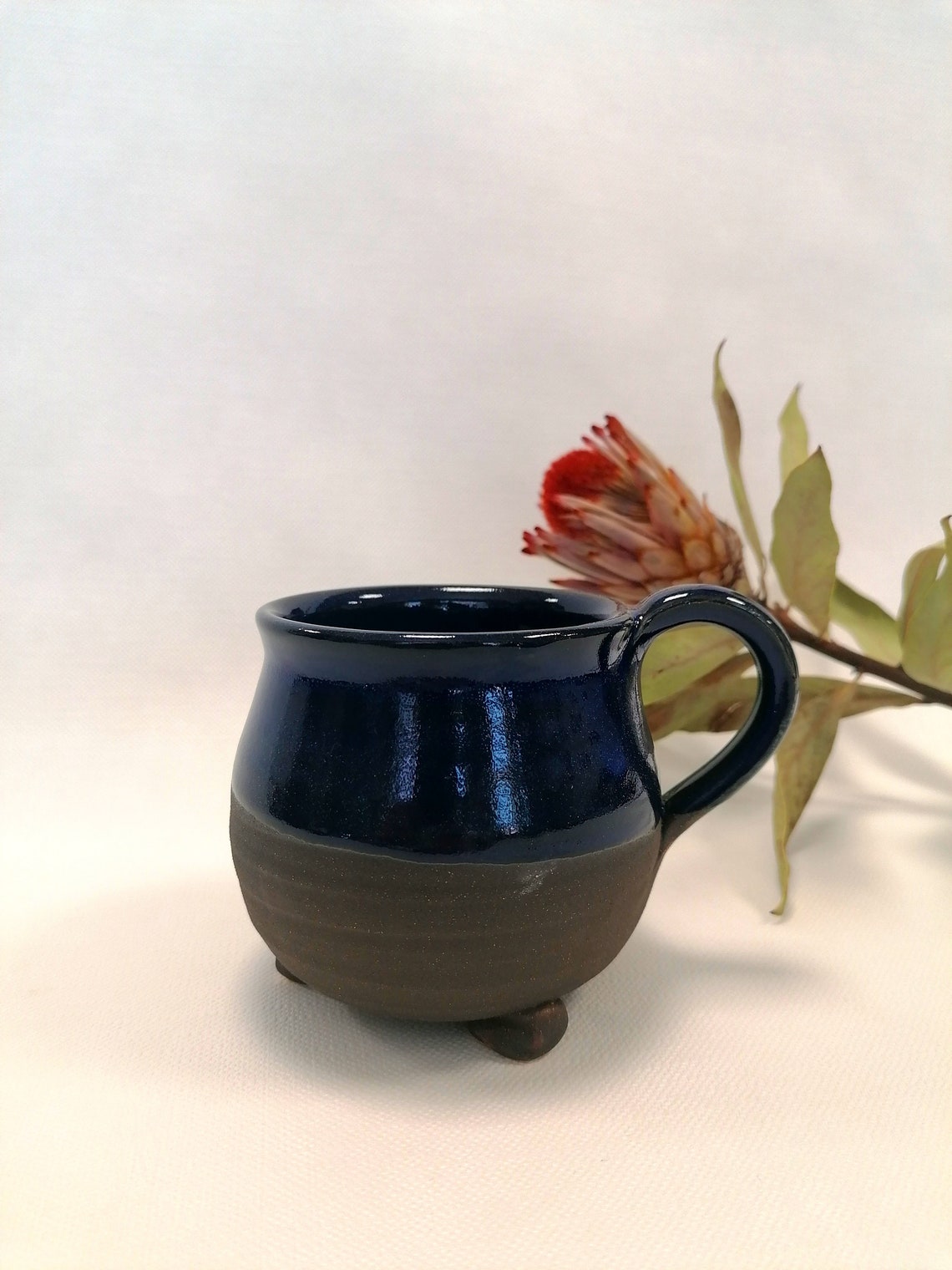 Ceramic Cup Cauldron With Feet in Various. Colours - Etsy
