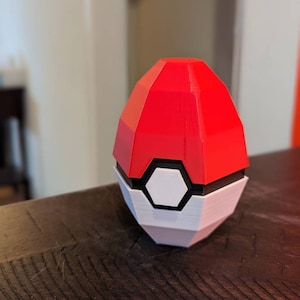 Pokeball Easter Egg Decoration - Etsy