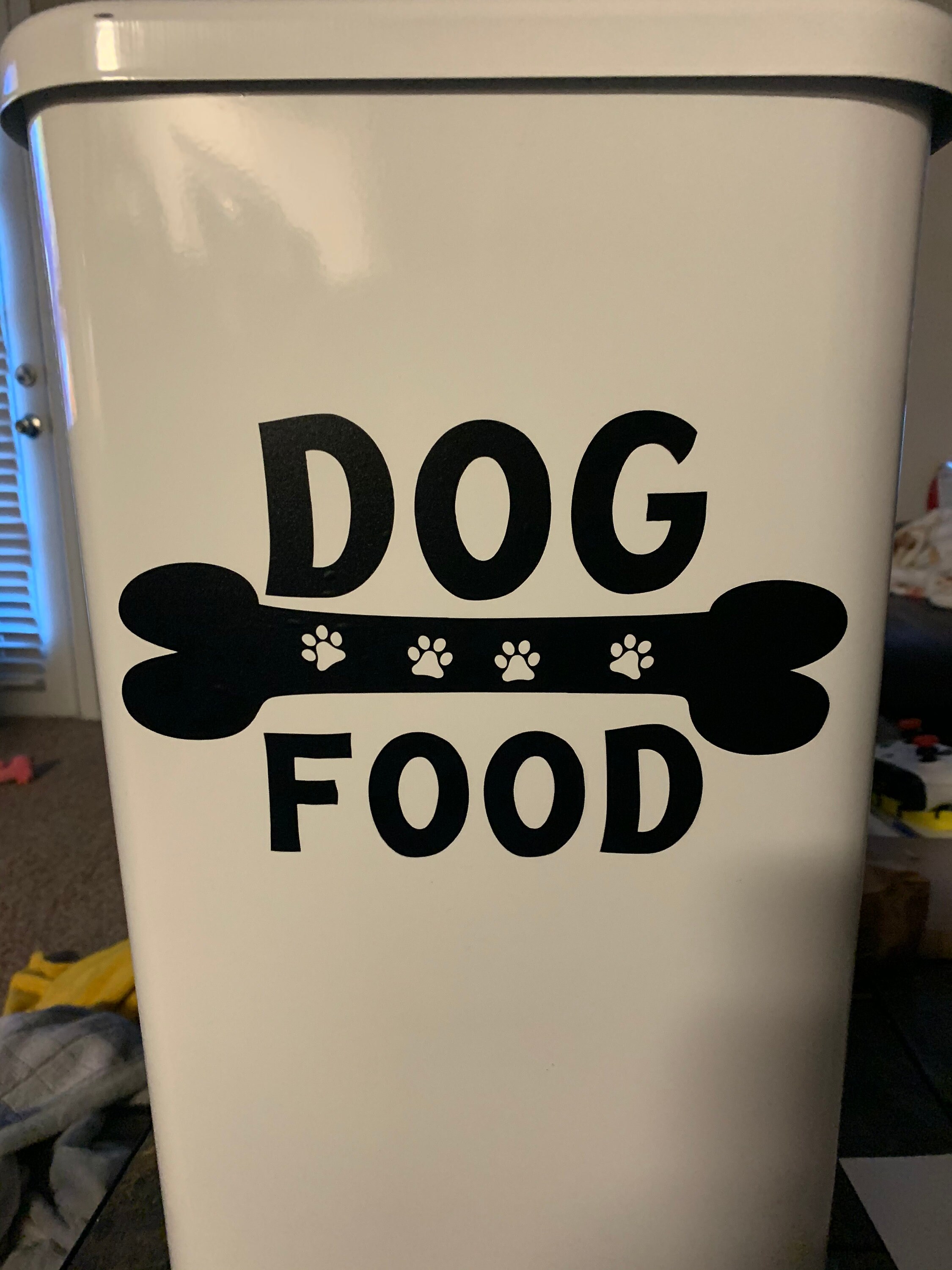 Dog Food Decal - Etsy